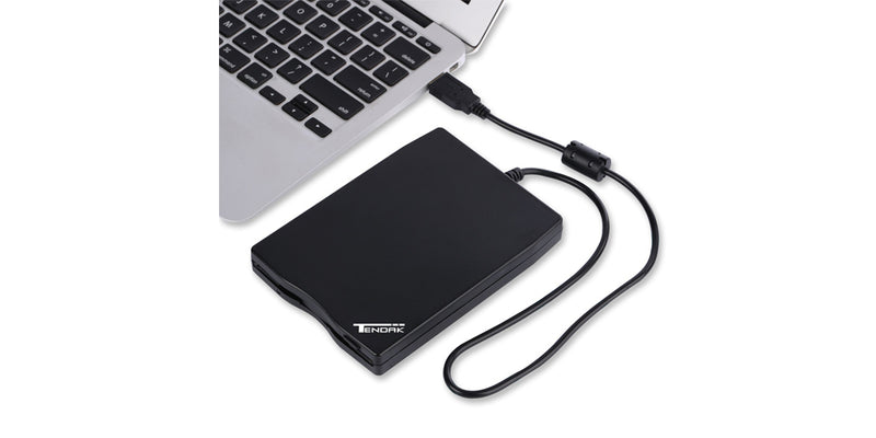USB Floppy Disk Drive - 3.5" Portable USB External 1.44MB FDD | Tendak