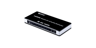 4K HDMI Switch 5X1 with Audio Extractor with Optical + 3.5mm | Tendak
